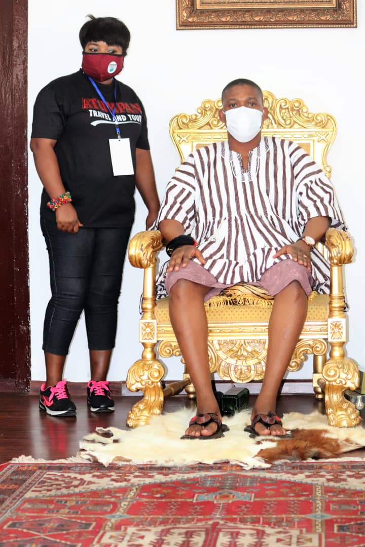 Atumpan Travel And Tour Pays Courtesy Call To Okuapemhene – See Photos ...