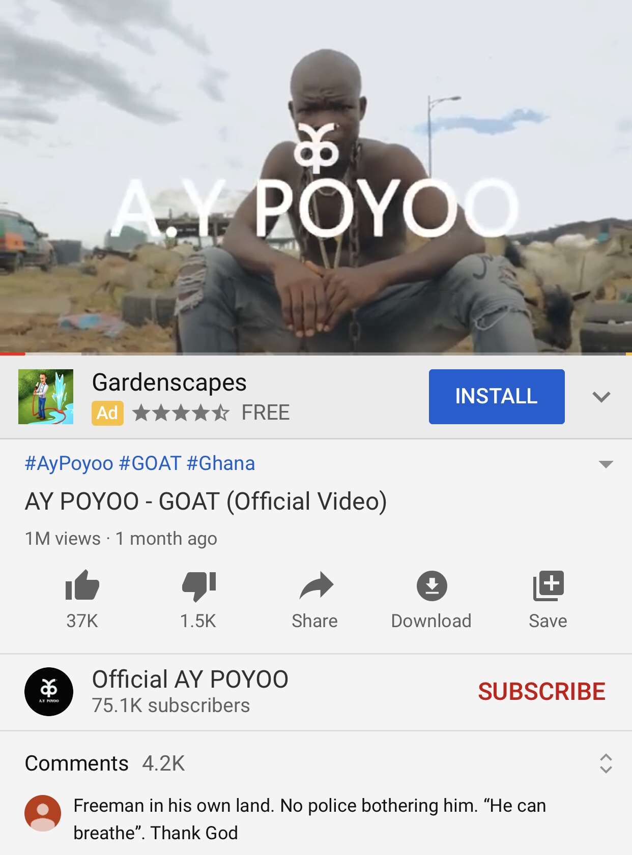 AY Poyoo Sets Record As He Becomes The Youngest Ghanaian Artiste To Hit ...