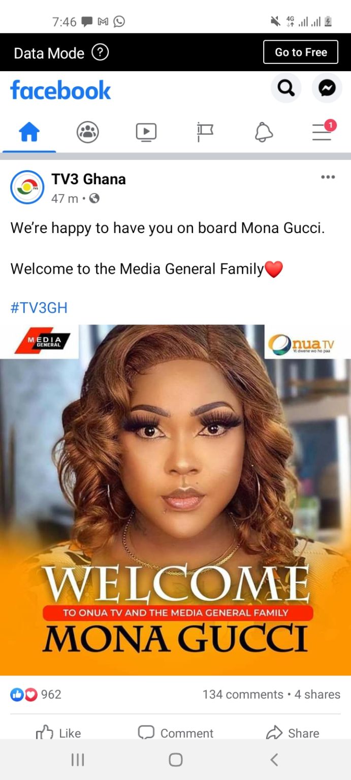 Mona Gucci Joins Onua TV After Her Resignation From Kantanka TV ...