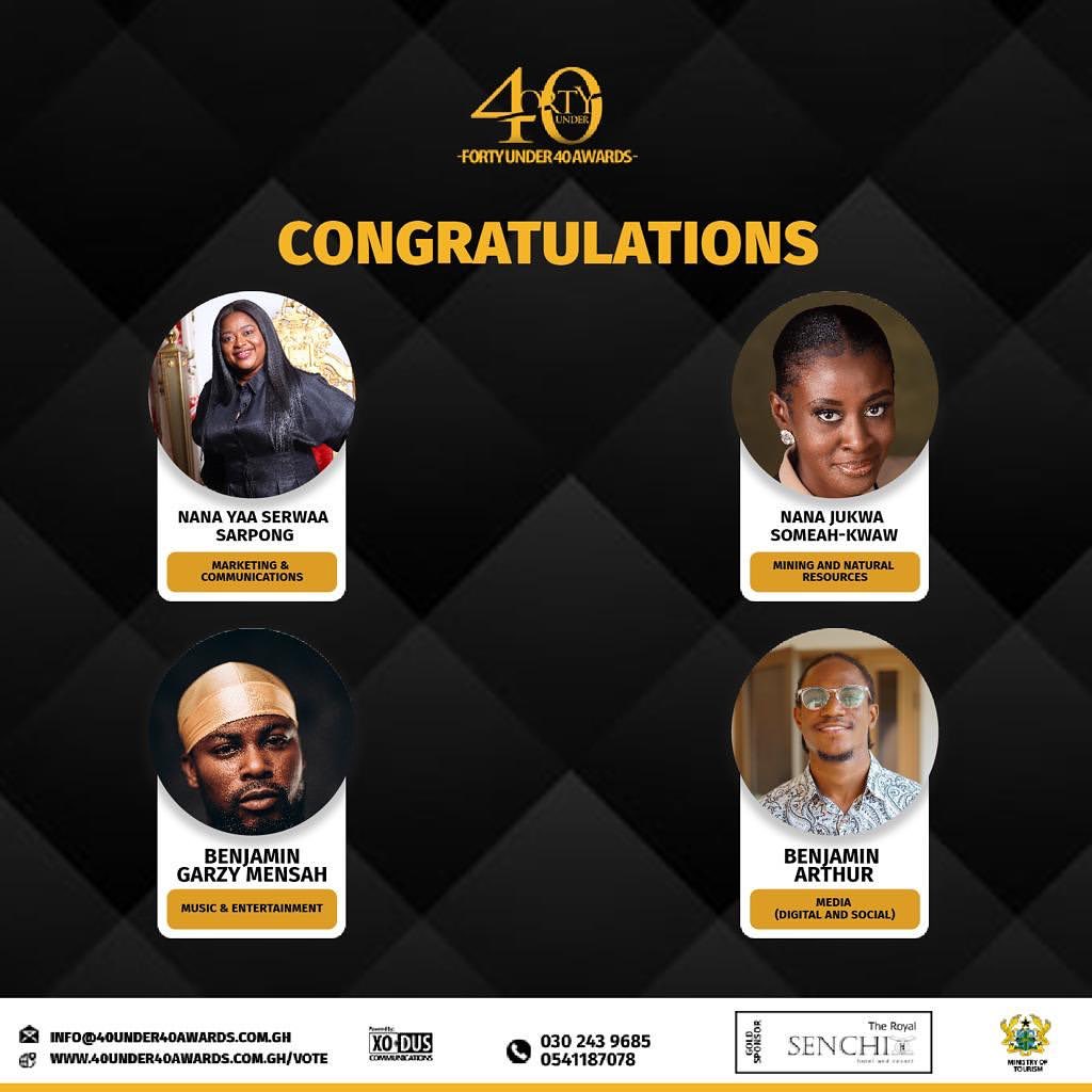 Forty Under 40 Awards Honours Mix Master Garzy - ZionFelix.net