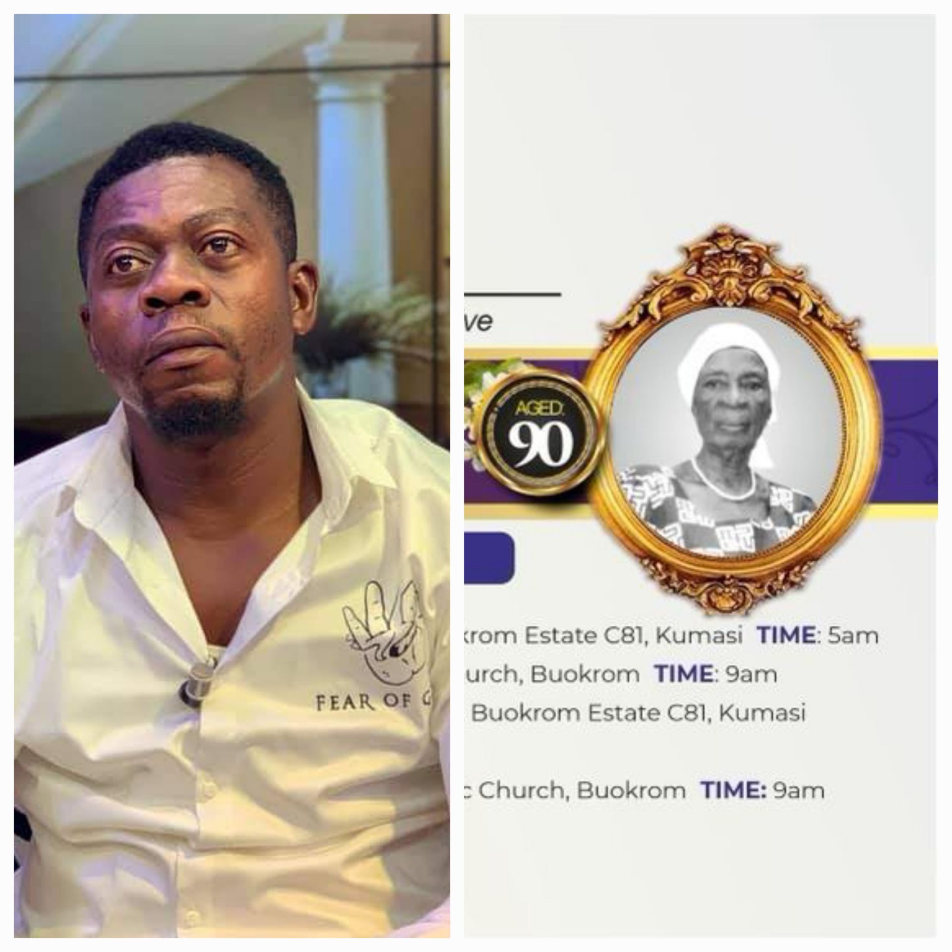 Funeral Arrangements For Actor Shifo’s Mum Announced - ZionFelix.net