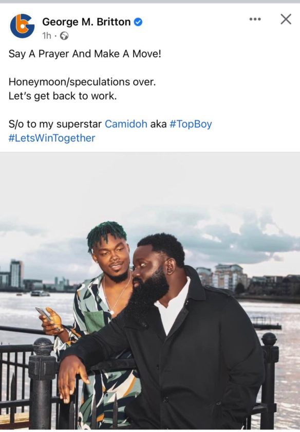 George Britton Finally Reacts To Rumours About His Working Relationship ...