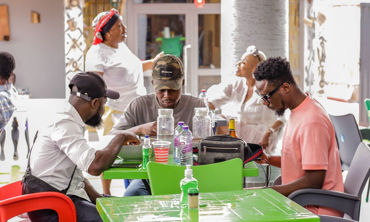East Legon Executive Fitness Club Members Storm The Grand Opening Of ‘the Dish Chop Bar
