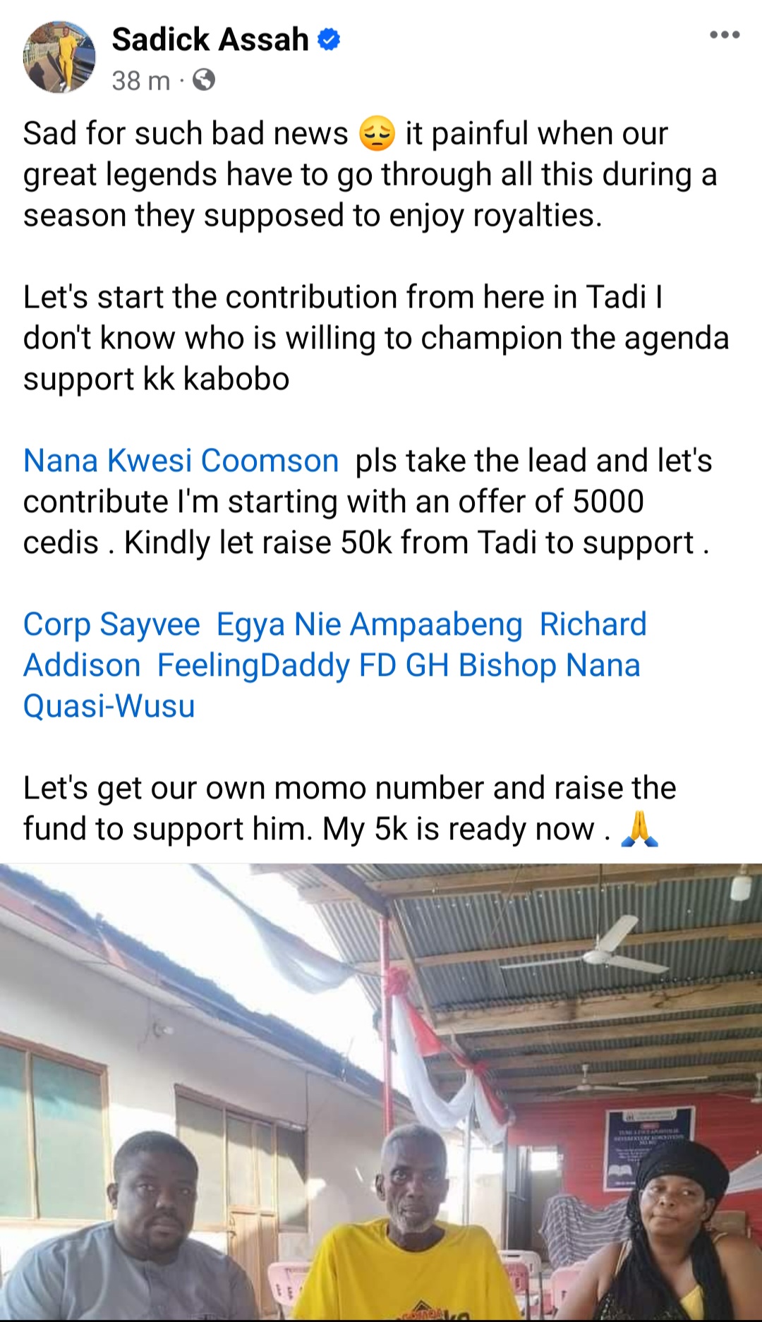 Sleeky Donates Ghc5,000 As He Launches Fundraising Drive To Raise Ghc50 ...