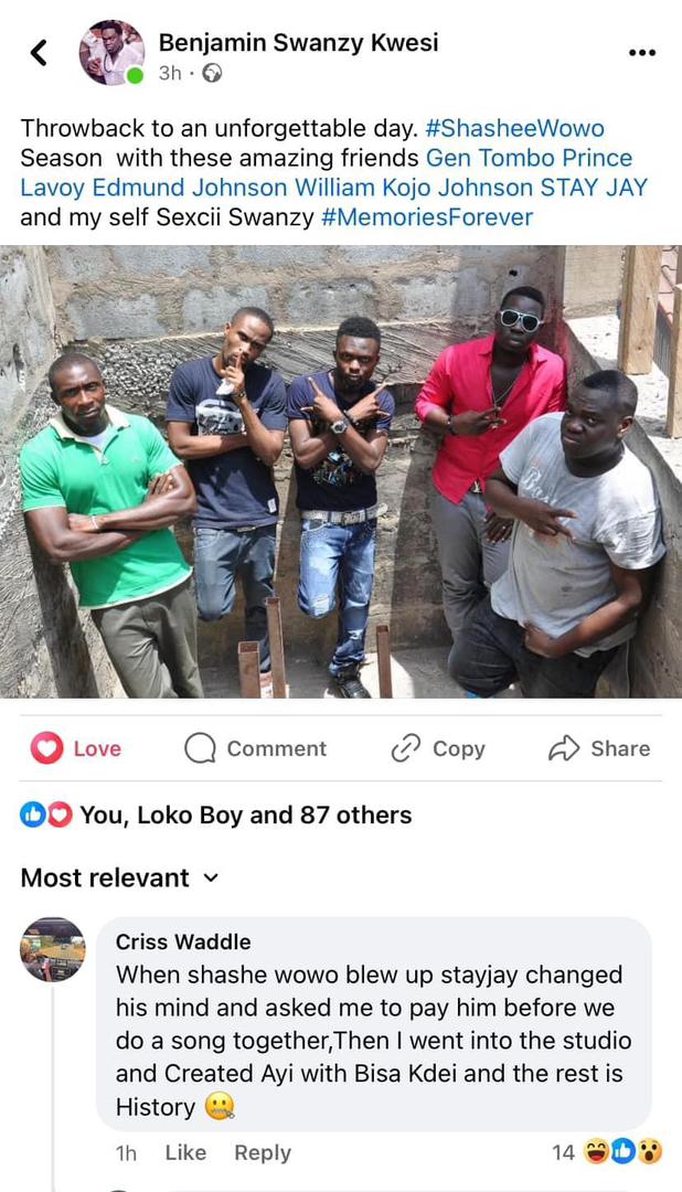 Stay Jay Wanted Me To Pay Him Before We Do A Song Together After ...