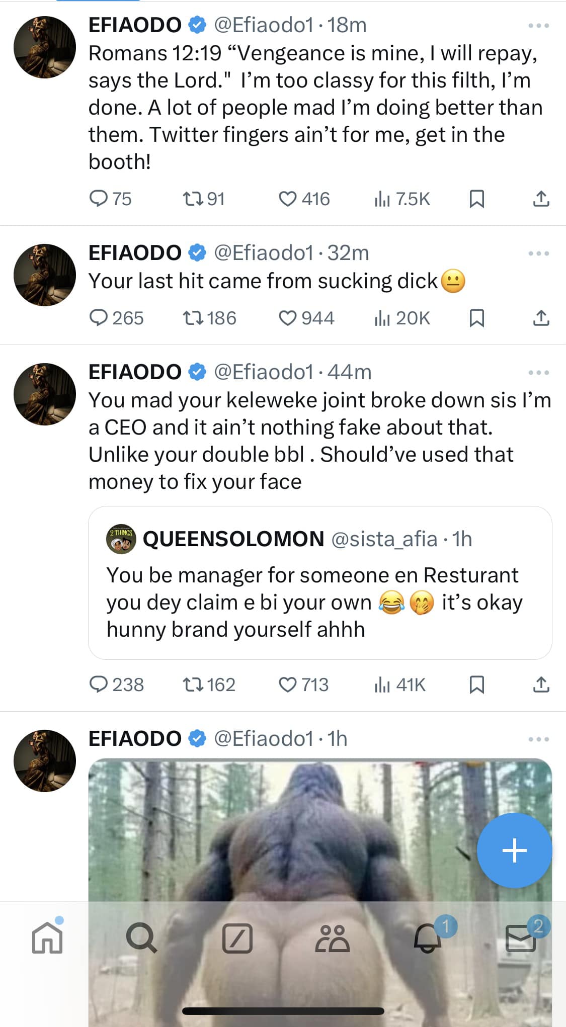Sista Afia Releases D!ss Track Titled “Industry Machine” To Att@ck Efia ...
